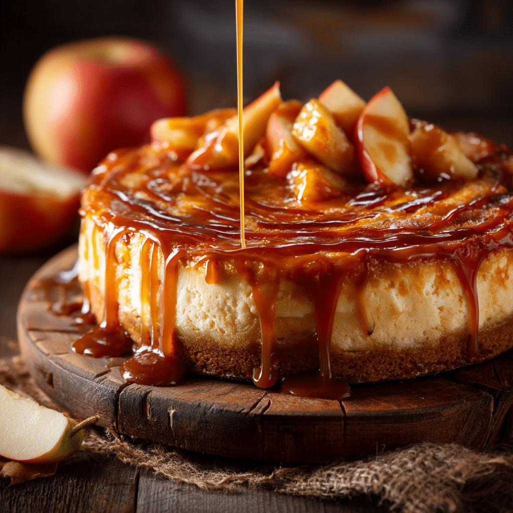 Caramel Apple Cheesecake: Creamy, Gooey & Irresistible